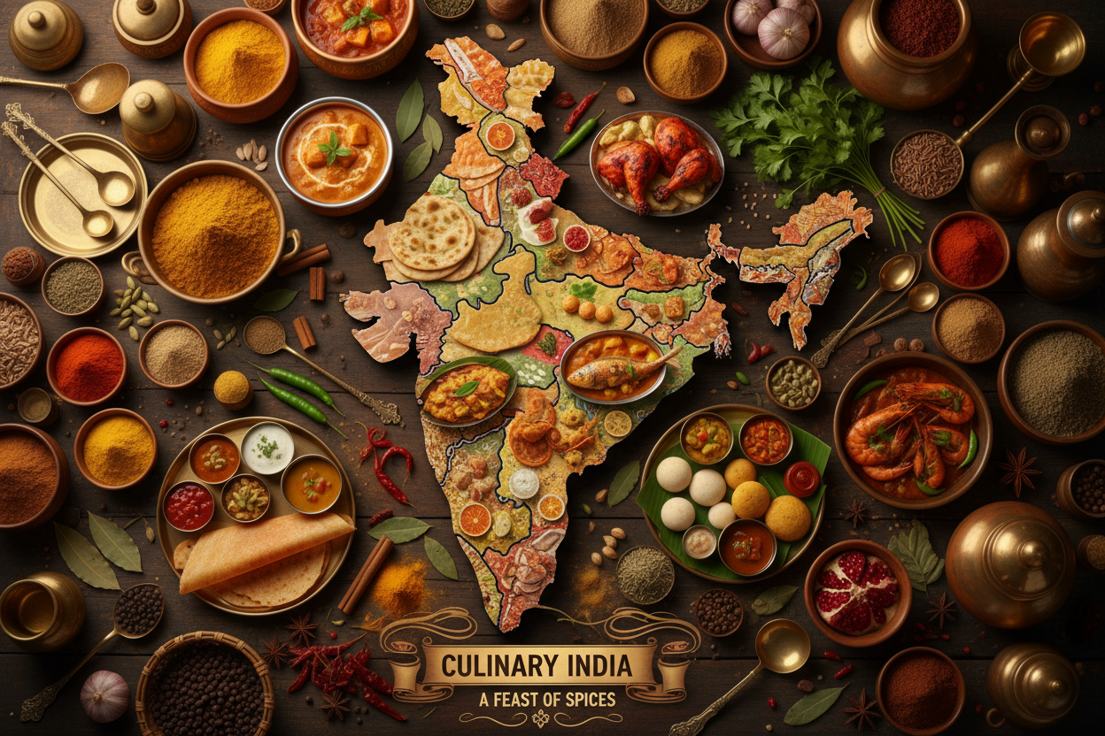 Regional Indian Cuisines Guide | Bengali, South & North Indian Spices ...