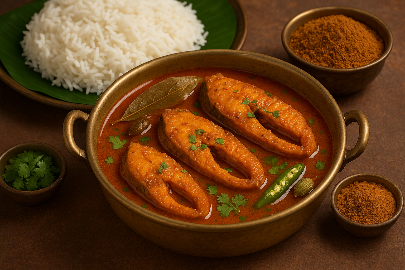 Authentic Kolkata Fish Curry with Phoran Premium Garam Masala