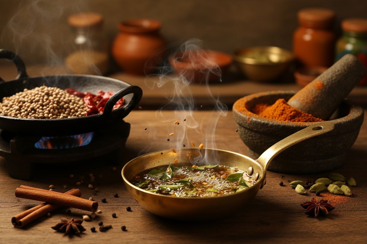 Indian Cooking Techniques Guide | Tempering, Roasting & More | Phoran