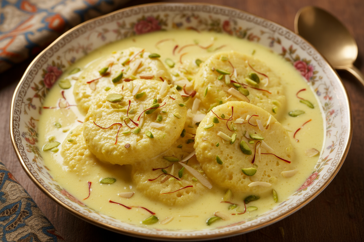 Ras Malai Recipe | Authentic Bengali Sweet with Phoran Cardamom